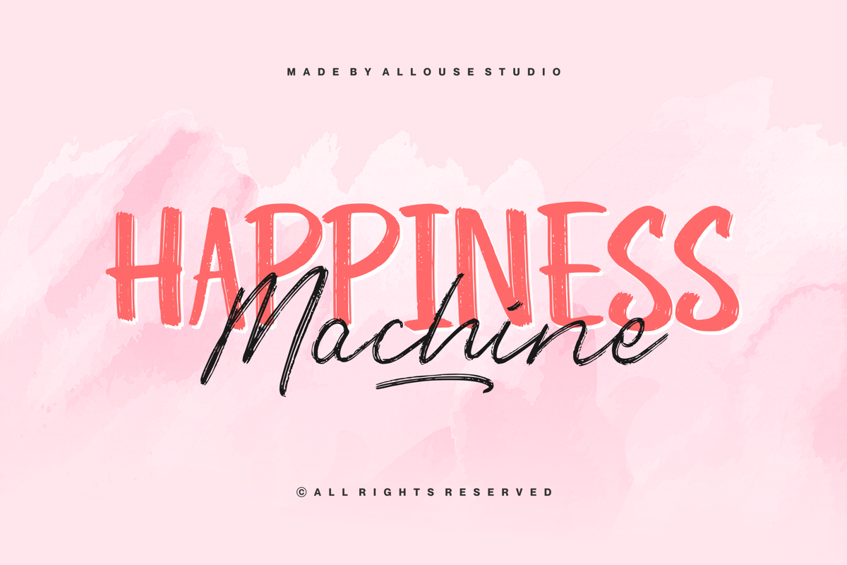 Happiness Machine Font - Free Download