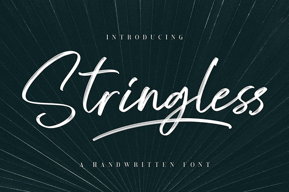Stringless Font | Hanzel Studio | FontSpace