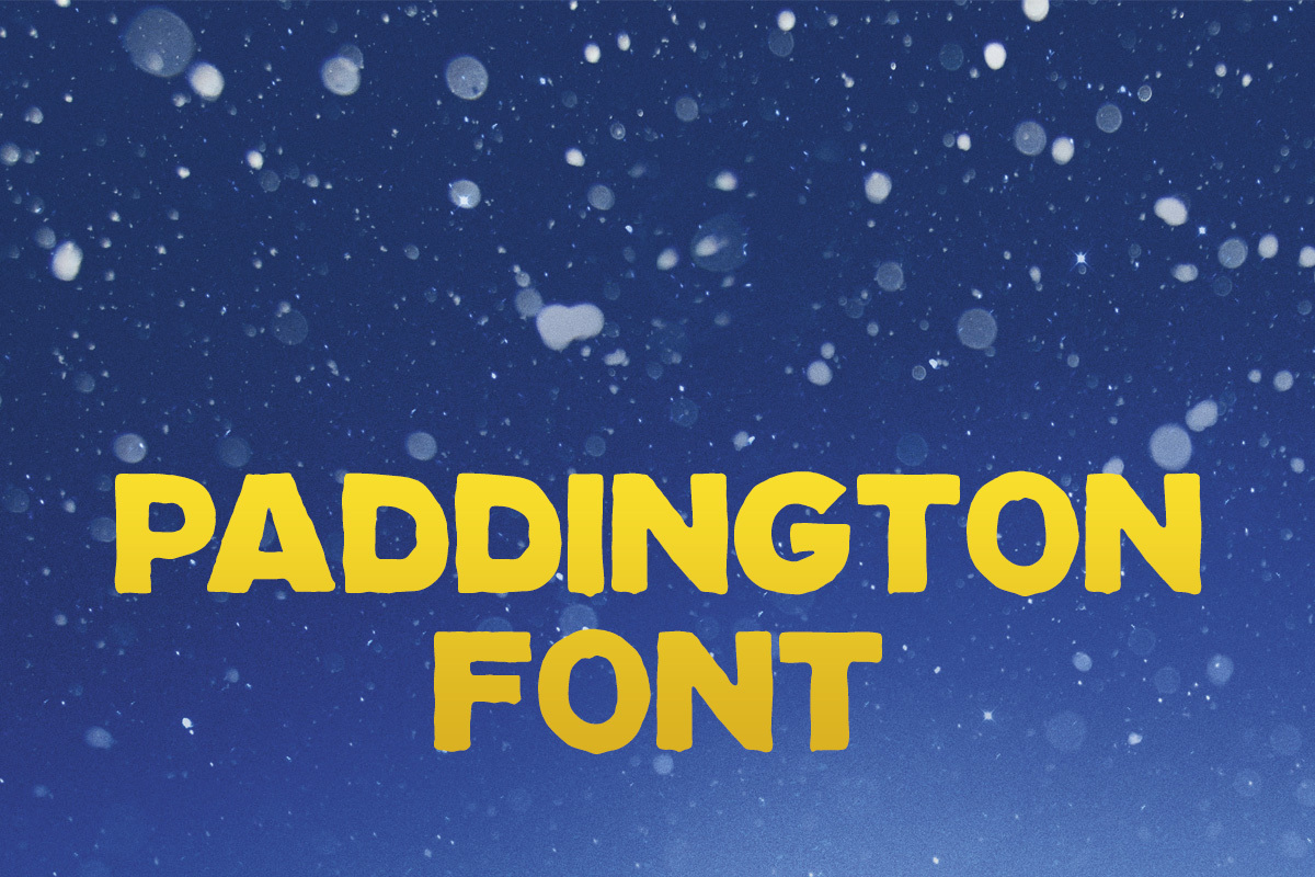Paddington Font - Free Download