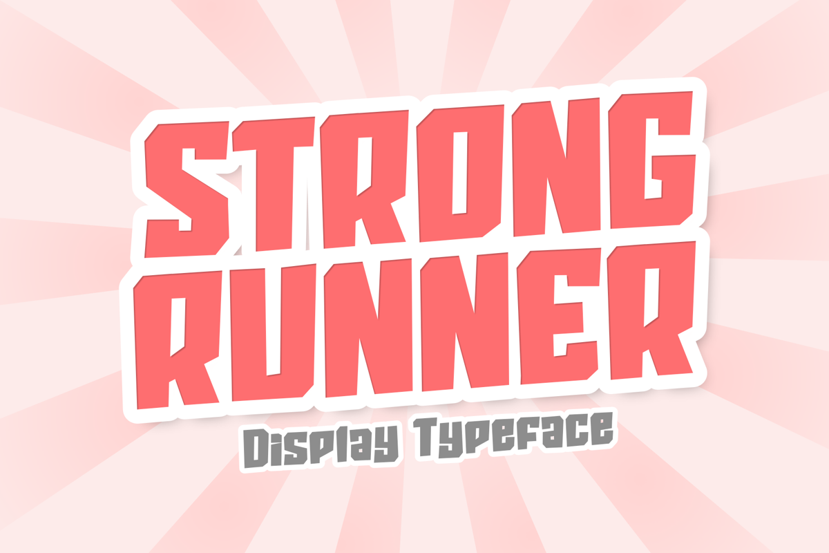 Strong Runner Font | Hayletter Creative | FontSpace