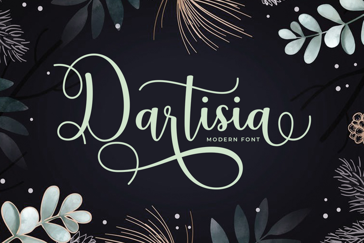 Dartisia Font | Aqeela Studio | FontSpace