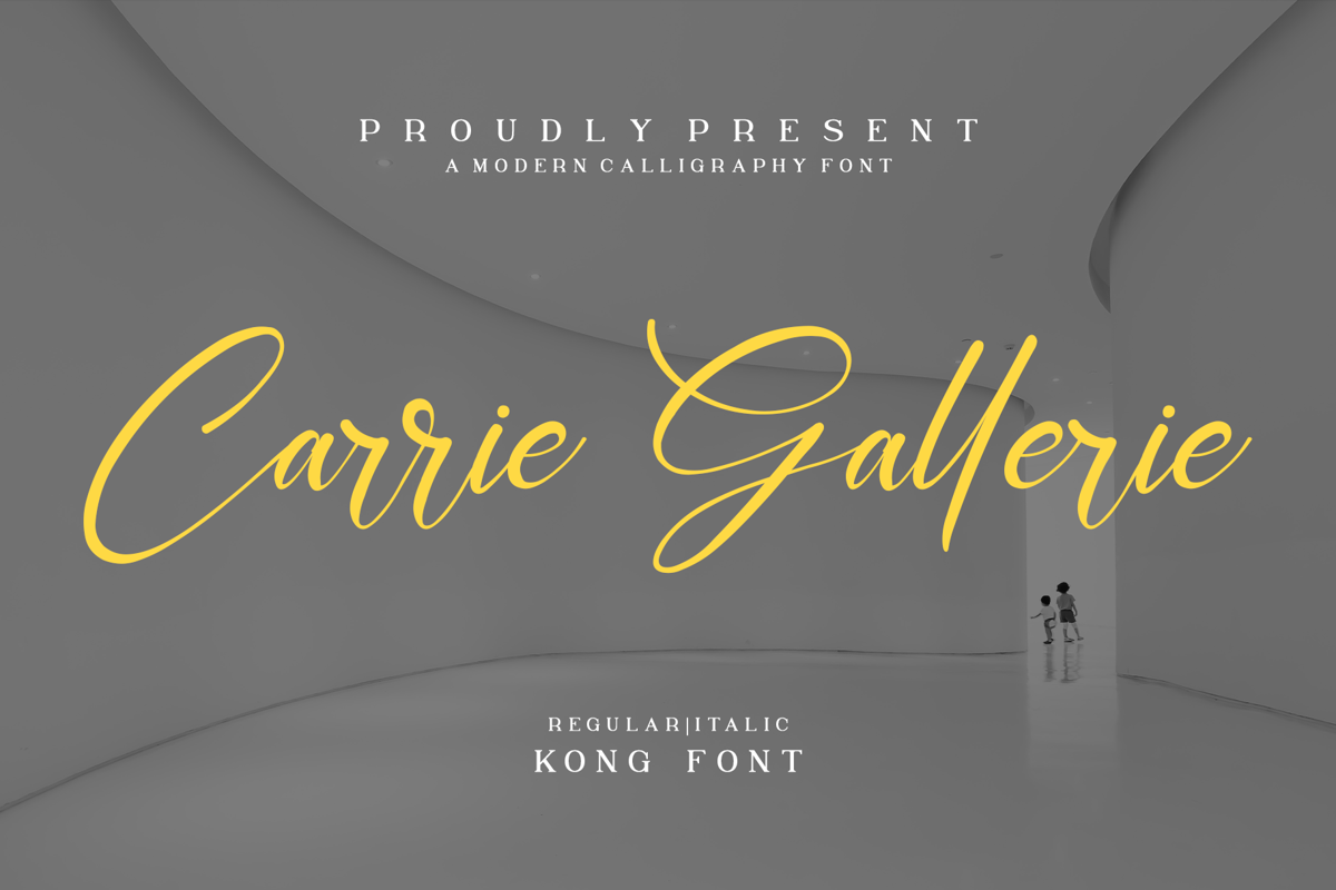 Carrie Gallerie Font | Fontkong | FontSpace