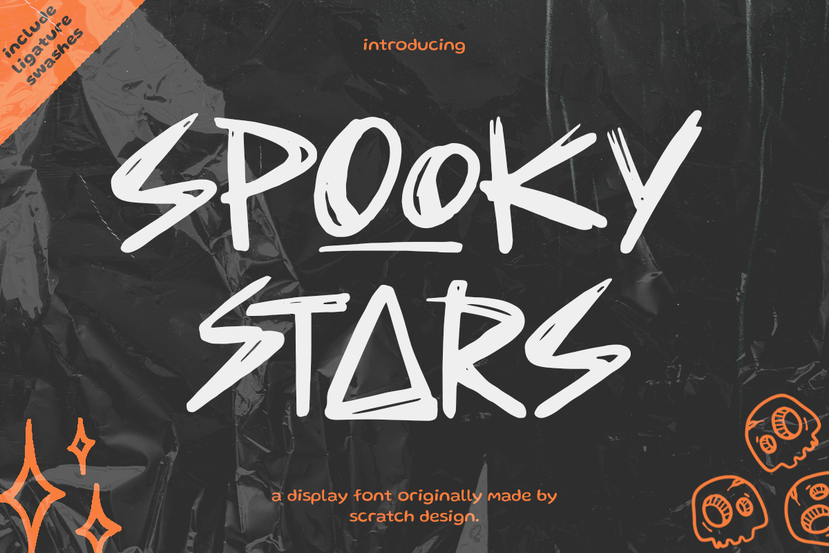 Spooky Stars Font - Free Download