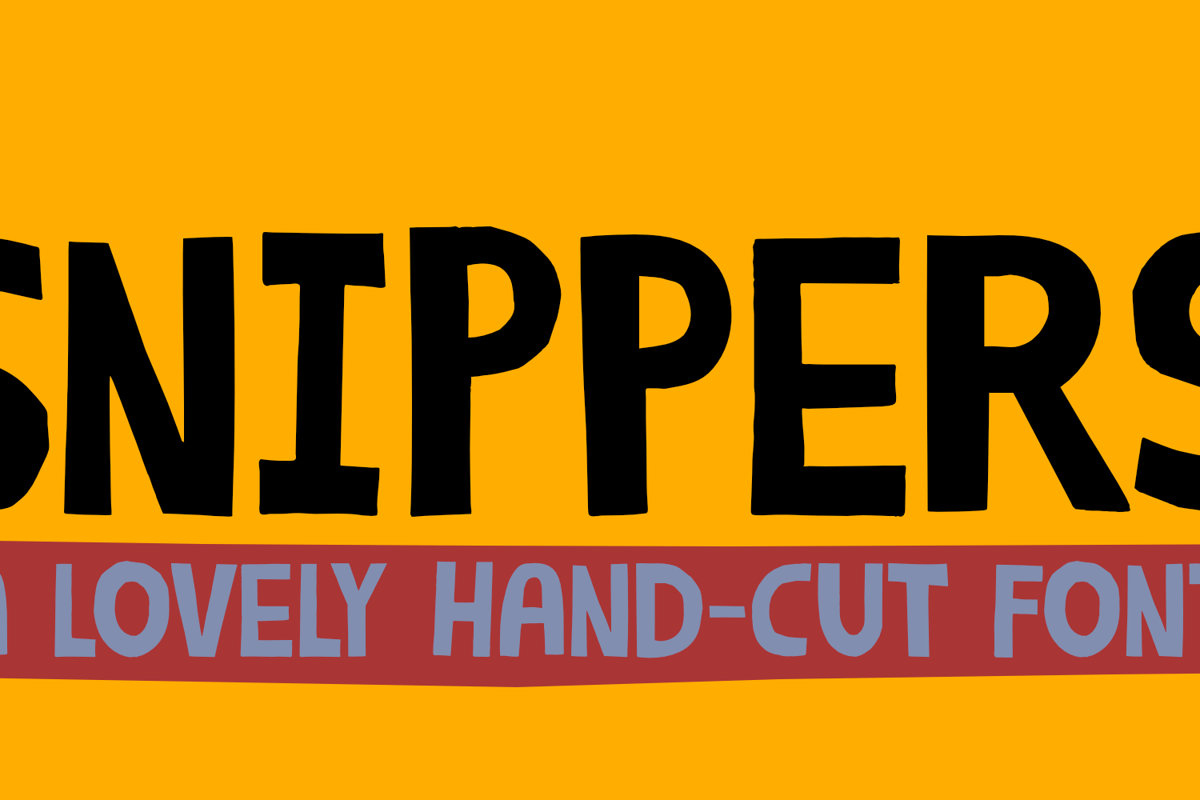 Snippers Font | Kitchen Table Type Foundry | FontSpace