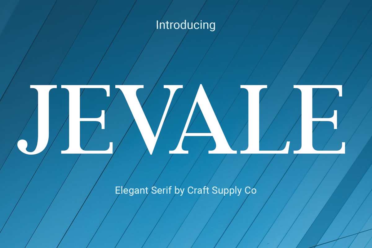 Jevale Font - Free Download