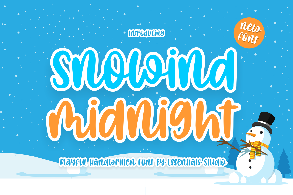 Snowind midnight Font - Free Download