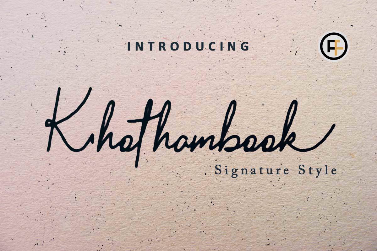 Khothambook Font - Free Download