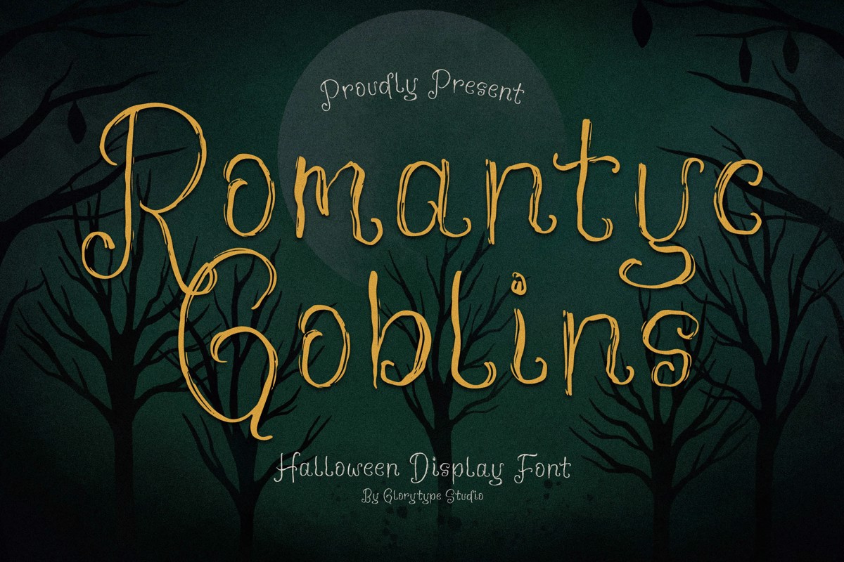 Romantyc Goblins Font | Letterena Studios | FontSpace