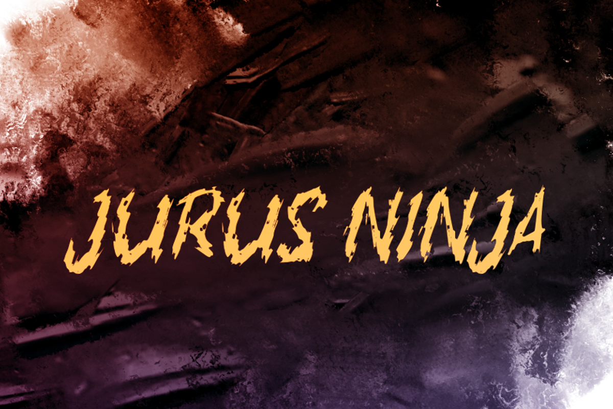 J Jurus Ninja Font | wepfont | FontSpace
