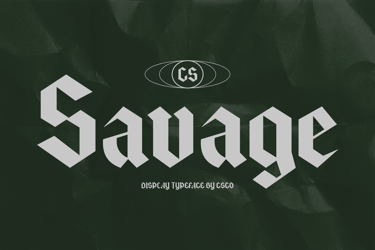 CS Savage Font - Free Download