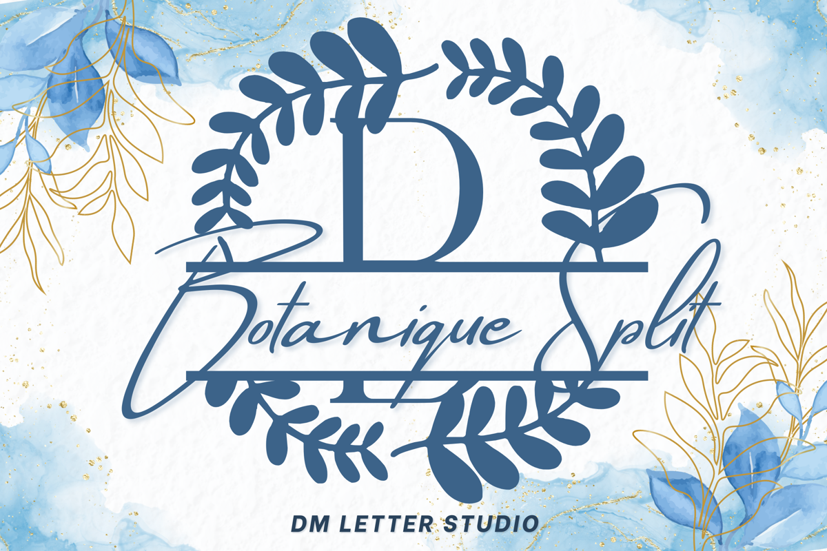 Botanite Split Font | Dmletter studio | FontSpace
