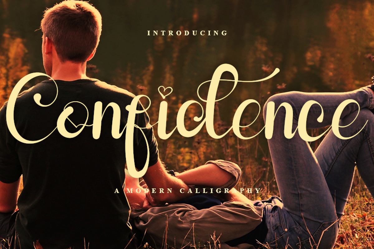 Confidence Font | FreshTypeINK | FontSpace