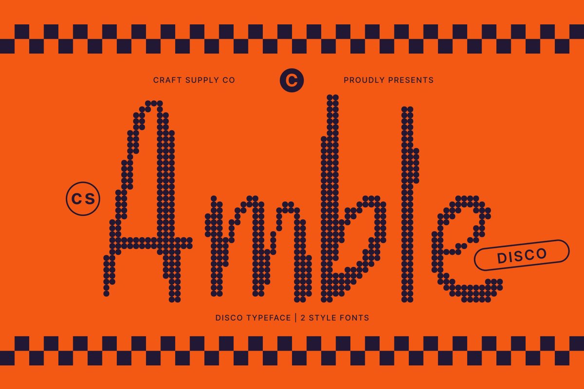 CS Amble Disco Font | Free Download