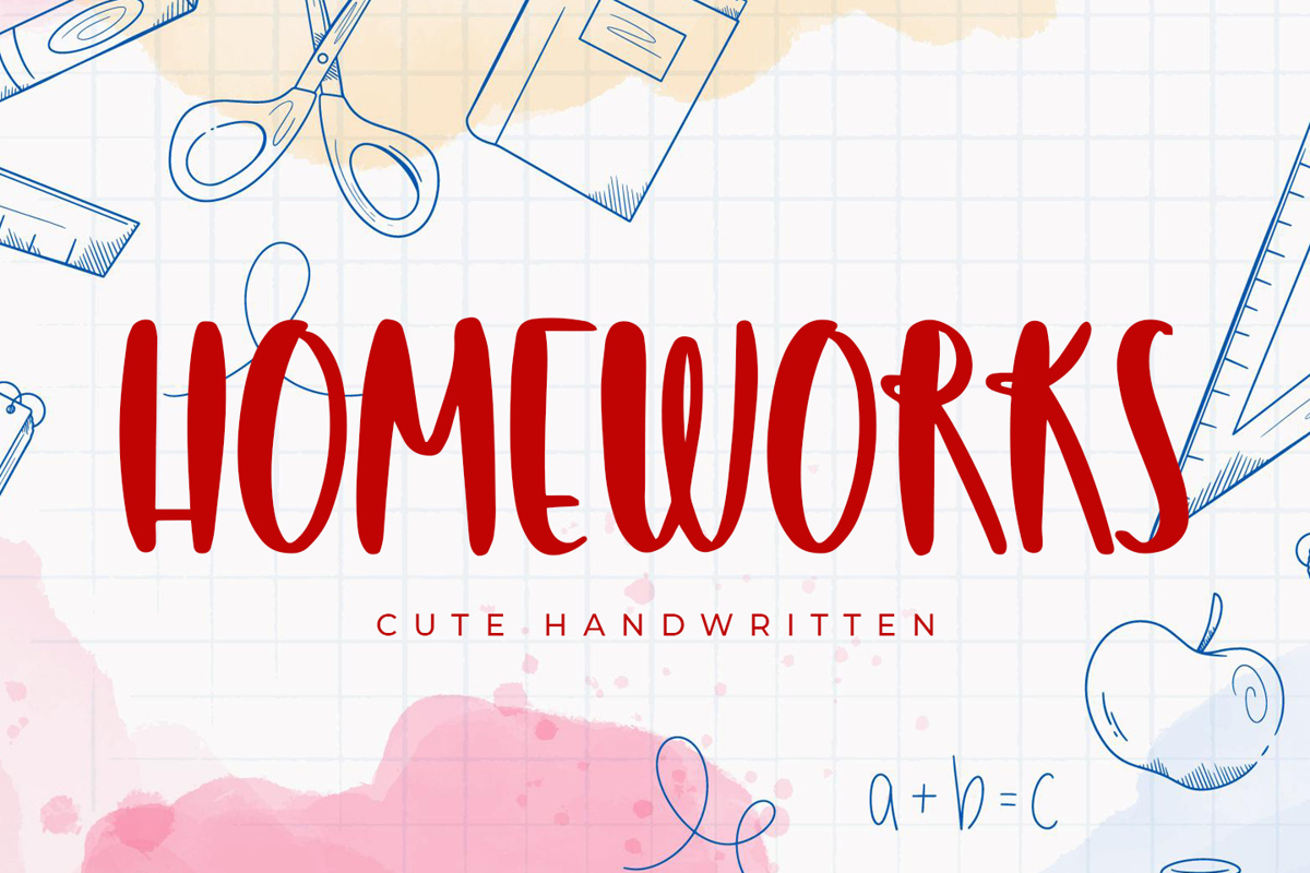 Homeworks Font | Abo Daniel | FontSpace