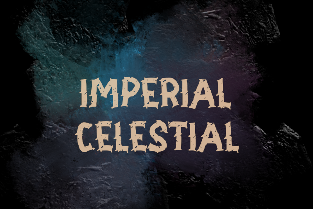 I Imperial Celestial Font | wepfont | FontSpace
