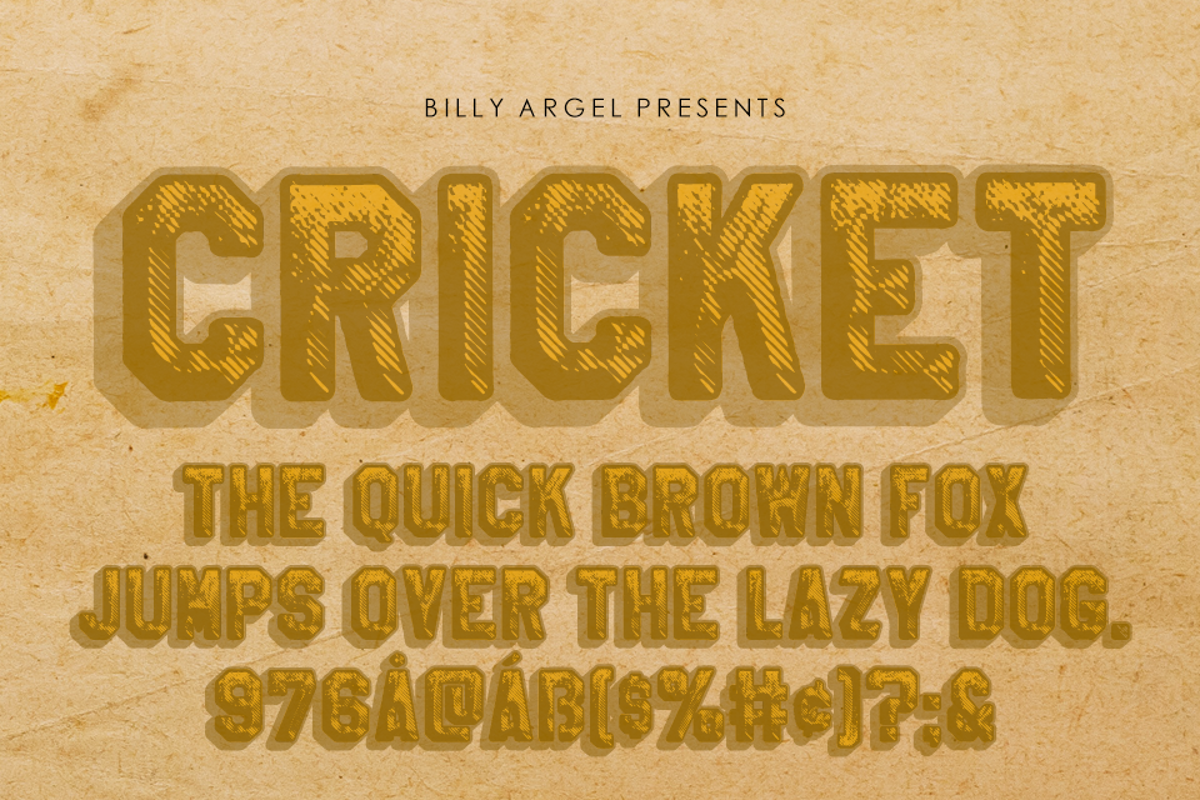 CRICKET Font - Free Download