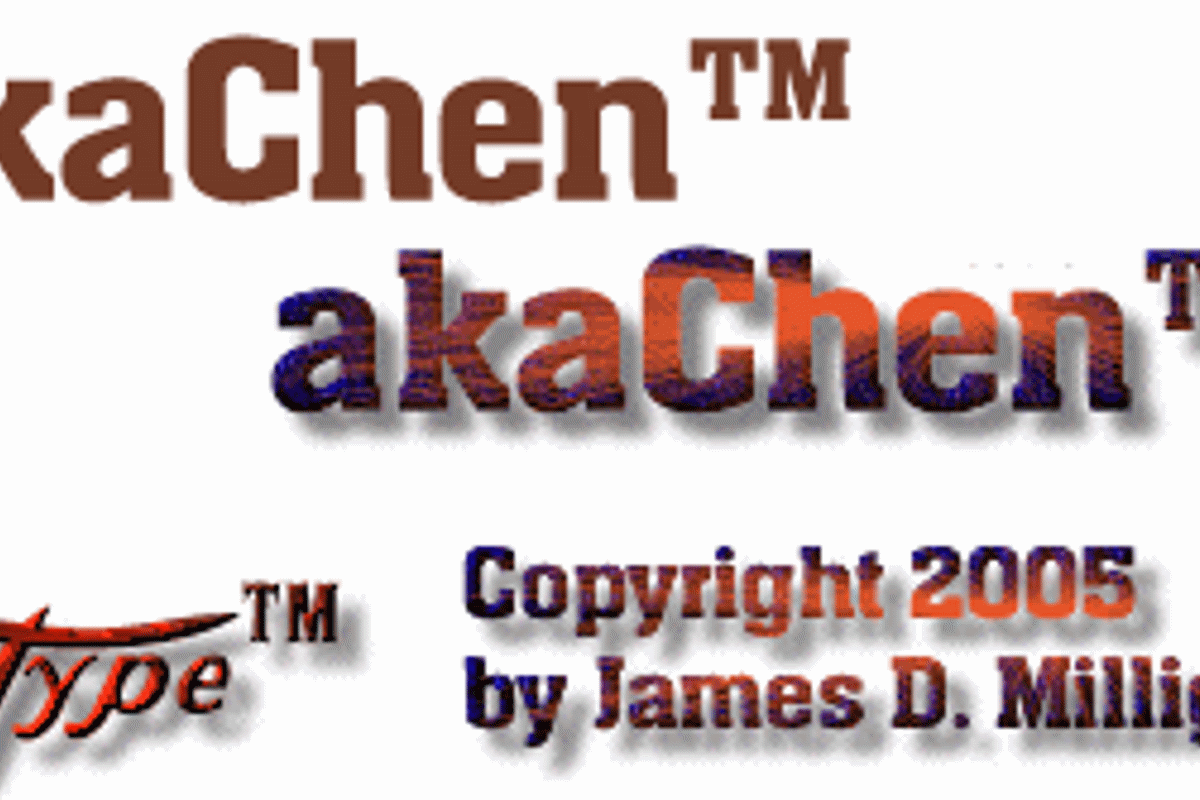 AkaChen Font | akaType | FontSpace