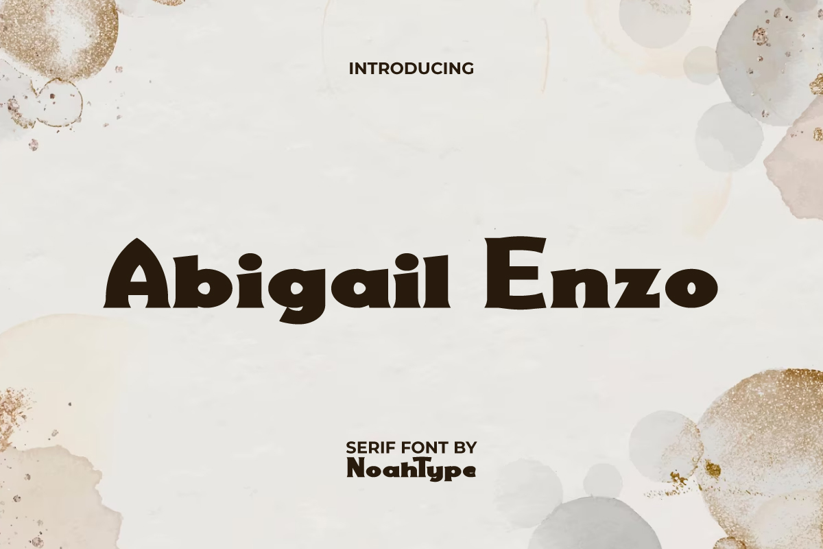Abigail Enzo Font | noahtype | FontSpace