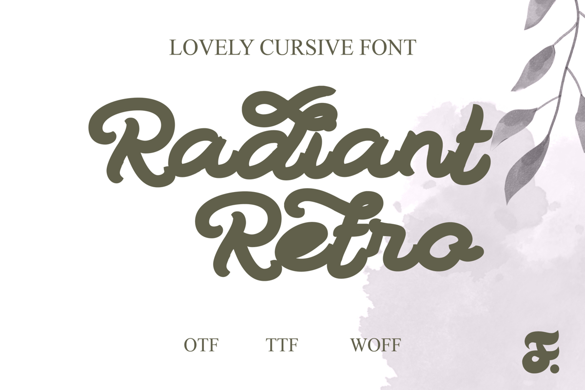Radiant Retro Font | Fontada | FontSpace