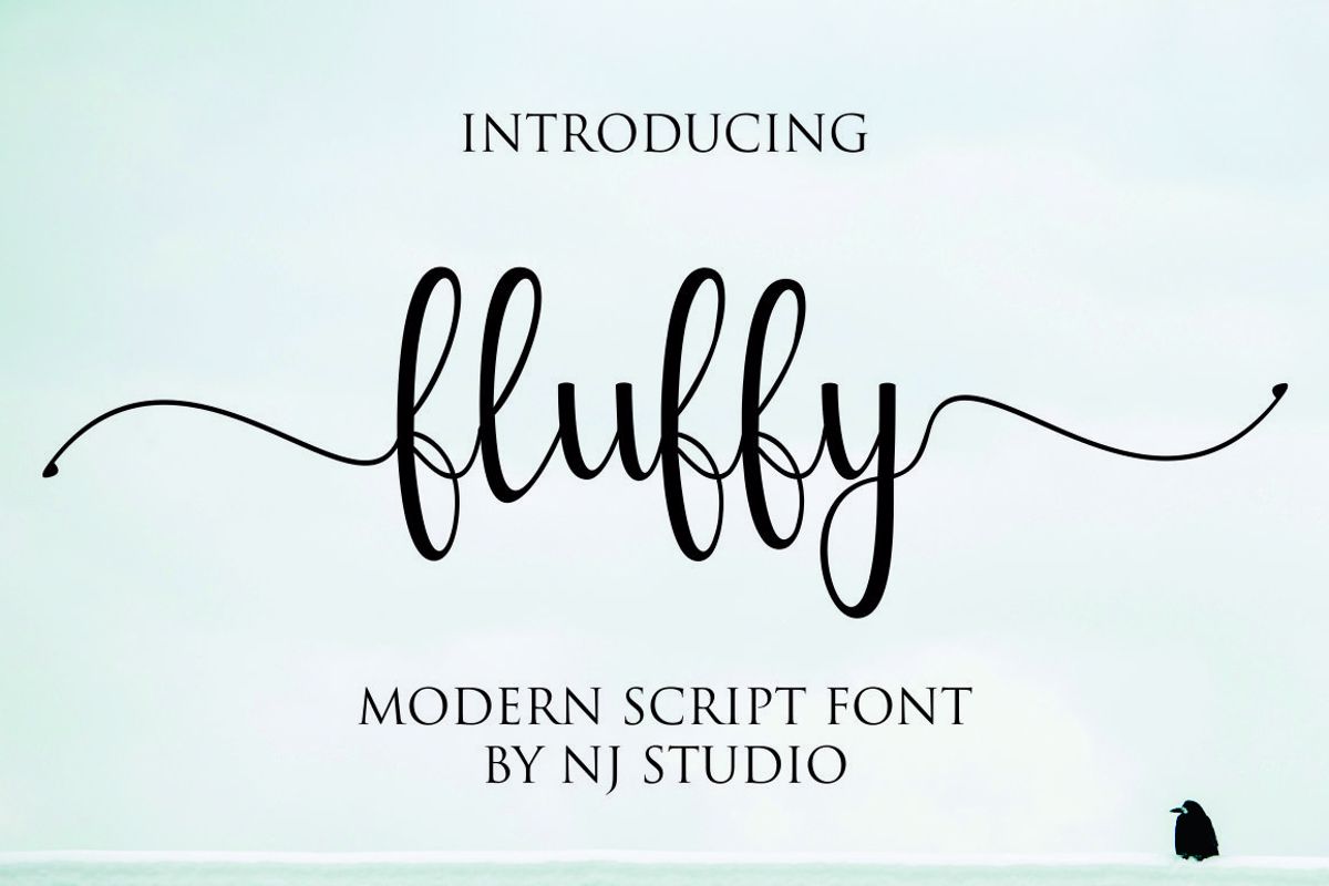Fluffy Font | NJ Studio | FontSpace