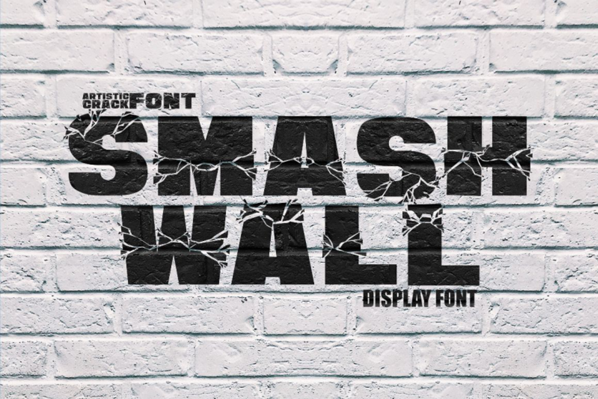 Smash Wall Font | PutraCetol Studio | FontSpace