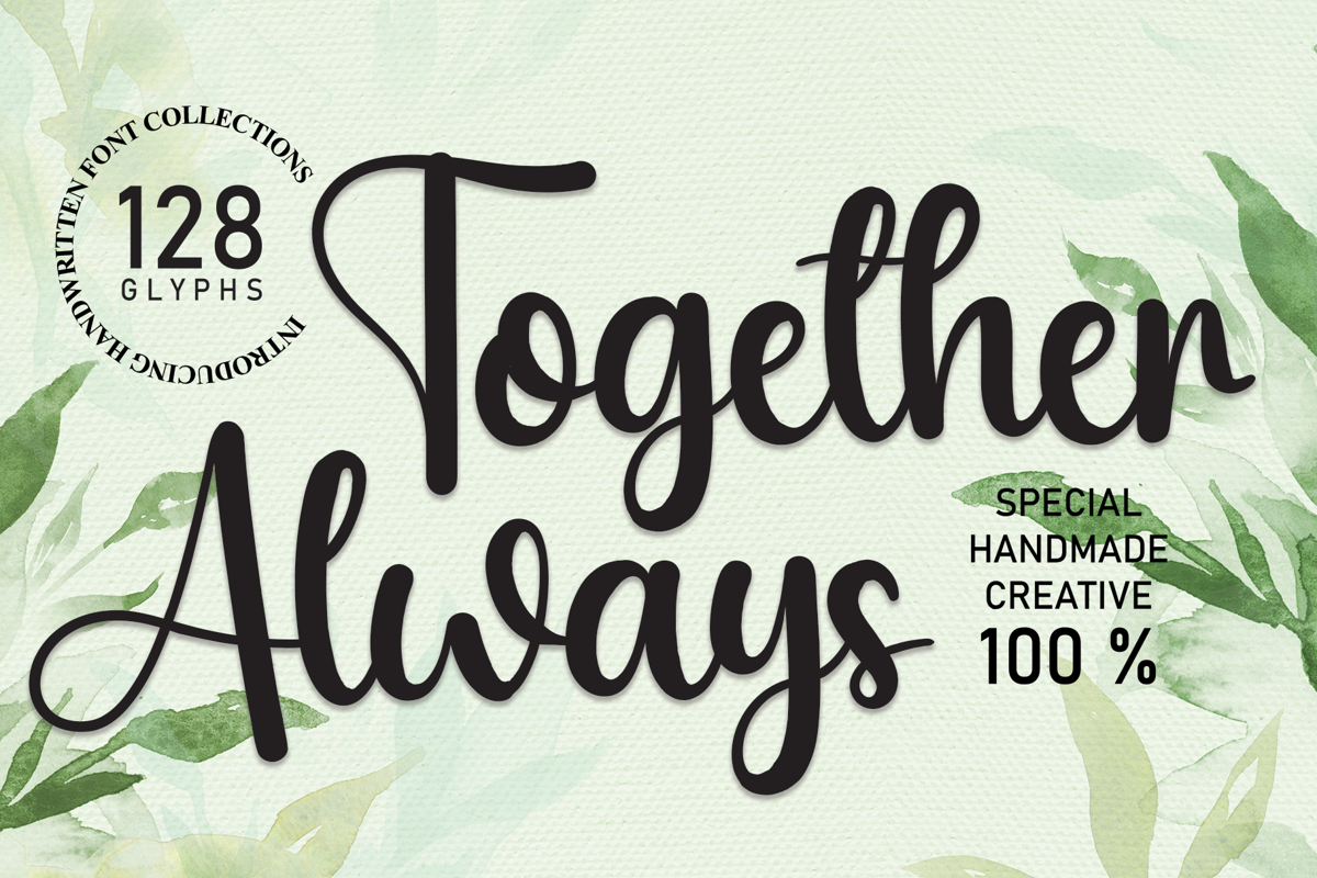 Together Always Font | scratchones_creative | FontSpace
