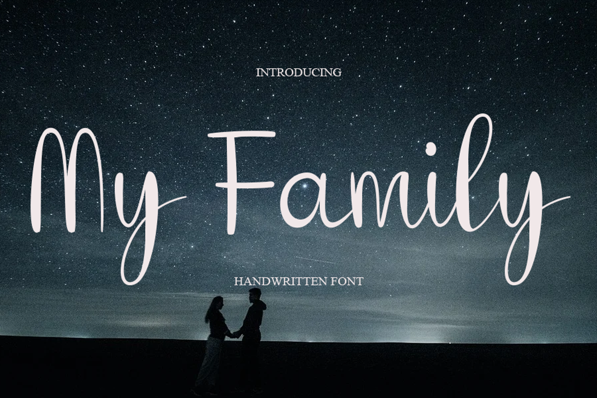 My Family Font | janurmasahmad | FontSpace