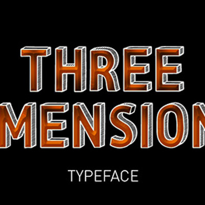 3D Fonts | Collection | FontSpace