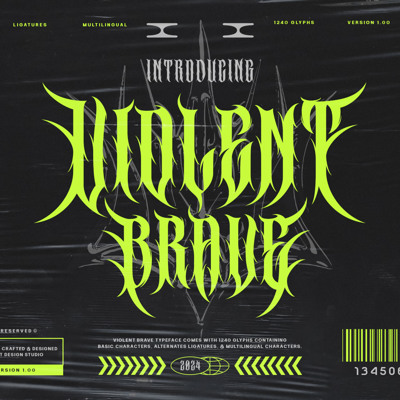 Deathcore | Collection | FontSpace
