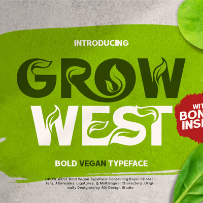 Plant fonts | Collection | FontSpace