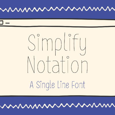 SINGLE LINE FONTS | Collection | FontSpace