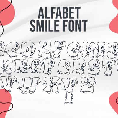 Goofy Faces People characters | Collection | FontSpace