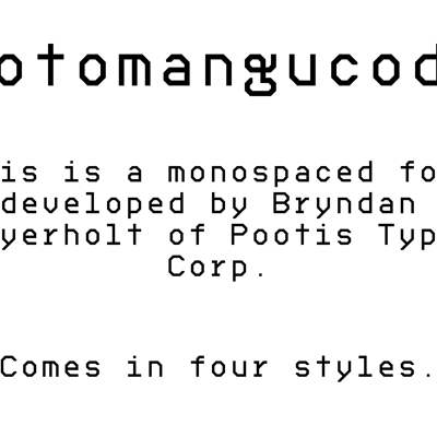 Mono | Collection | FontSpace