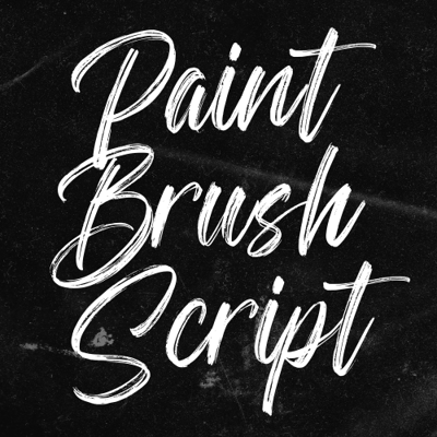 Paint Brush Script | Collection | FontSpace
