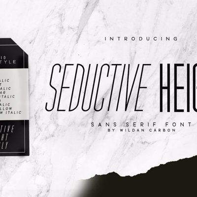Seduktiv7 | Collection | FontSpace