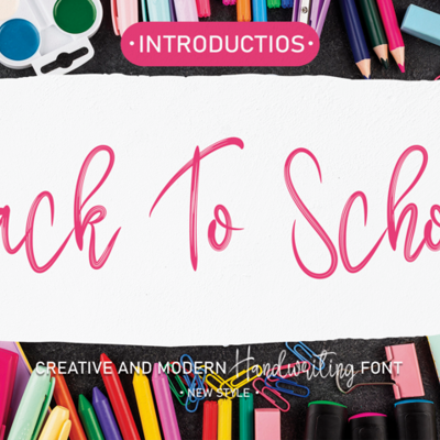 Back 2 School | Collection | FontSpace