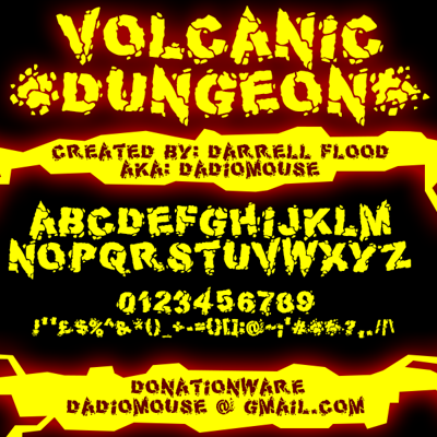 Lava/Magma | Collection | FontSpace