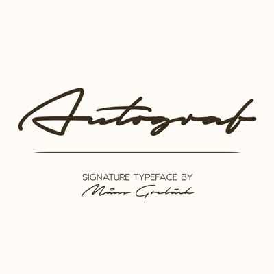 Autograph Fonts | Collection | FontSpace