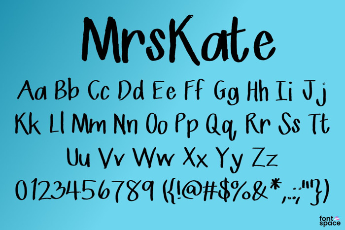 Mrs Kate Font | KateTheGreat | FontSpace