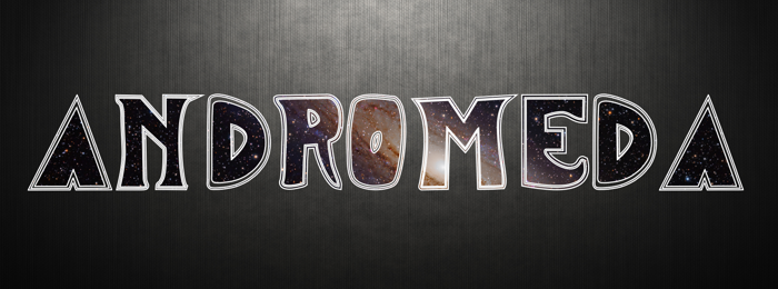 ANDROMEDA Font | Murizar | FontSpace