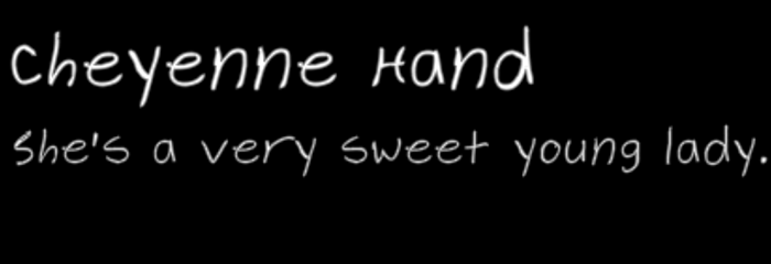Cheyenne Hand Font | Iconian Fonts | FontSpace