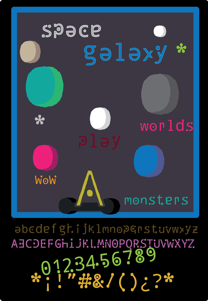 Space galaxy Font | Cé - al | FontSpace
