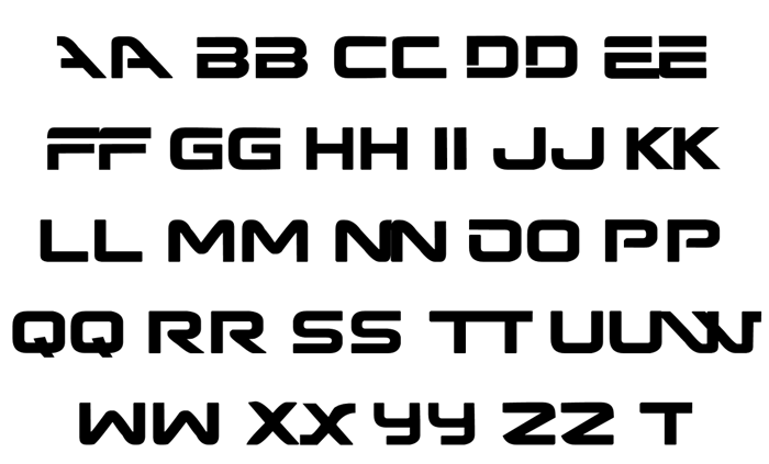Terminator Dark Fate Font | NubeFonts | FontSpace