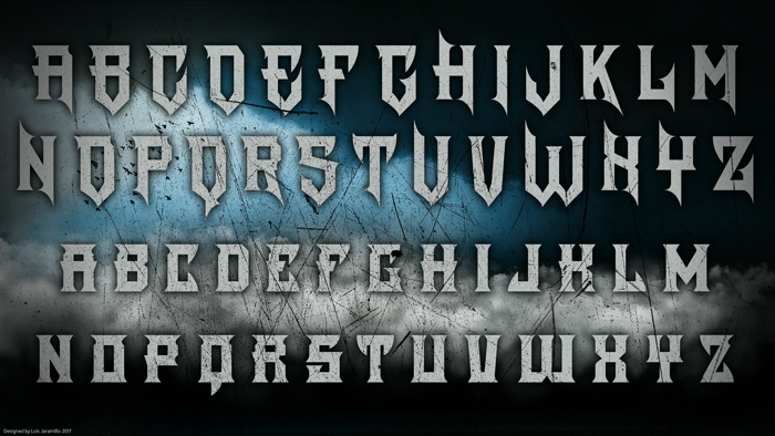 The Darkest Night Font | LJ Design Studios | FontSpace