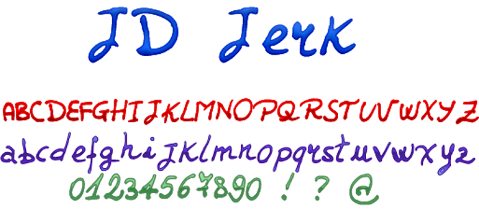 JDJerk Font | Jecko Development | FontSpace
