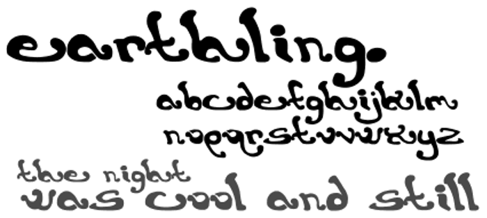 Earthling Font | SnailFonts | FontSpace