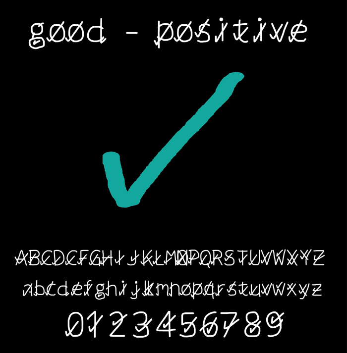 Good positive Font | Cé - al | FontSpace