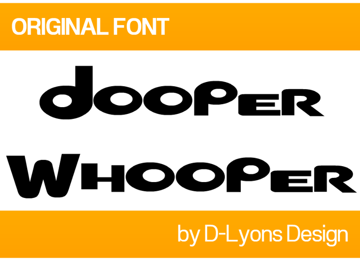Dooper Whooper Font | 538Fonts | FontSpace