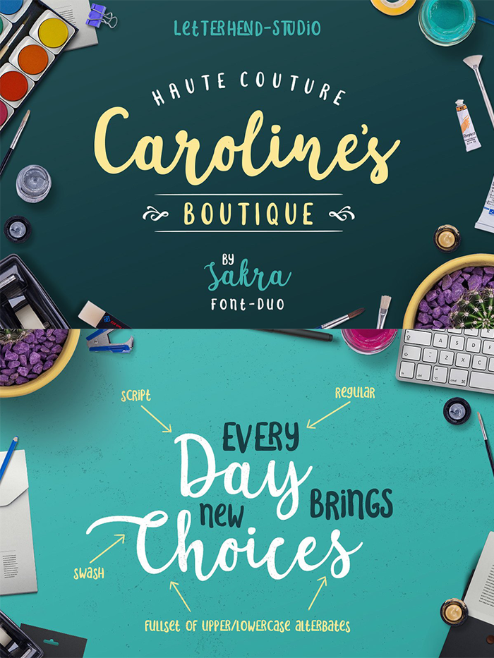 Sakra Font Letterhend Studio FontSpace