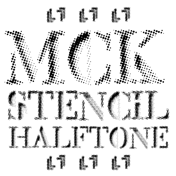 Mck Halftone Font | Marcus Melton Design | FontSpace